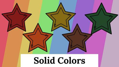 Fall Stars Clipart {Mr and Mrs B} by Mr and Mrs B - Classroom and More