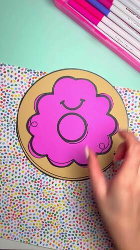 Valentine's Day Craft Donut - Writing Craftivity Valentine's Day ...