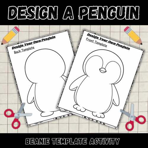 Design Your Own Penguin | Animals Winter Art Activity|Creative Drawing ...