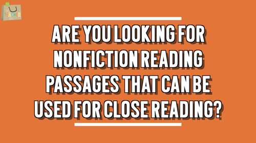 Rainforest Animals Informational Text Close Reading by Renee Dooly