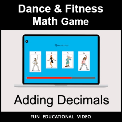 Adding Decimals - Math Dance Game & Math Fitness Game - Math Video