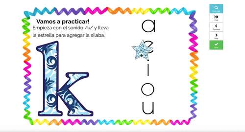 Fonema /k/- Spanish Articulation /k/ by Dos Languages Therapy | TpT