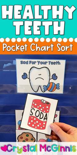 Healthy Teeth Pocket Chart Sort (Dental Health) by Crystal McGinnis