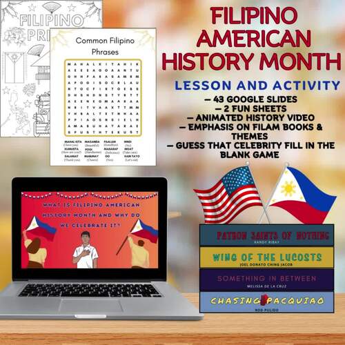 Filipino American History Month Lesson & Activity | High School | TPT