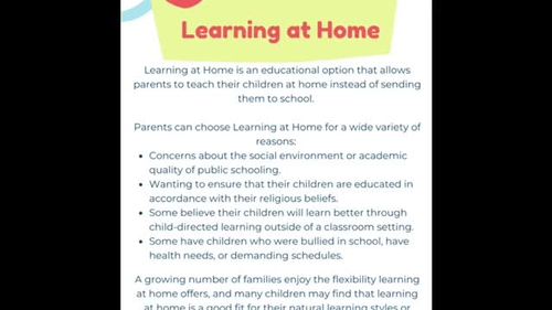 Learning At Home Guide Ages 2-3, Homeschooling, Distance Learning ...