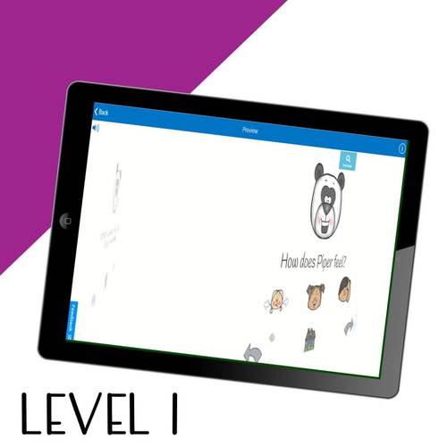 Animal Emotions Levels 1-3 Boom Cards™️ Bundle by The Chattering Speechie