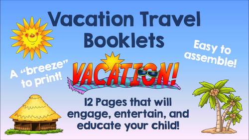 Chicago Vacation Travel Booklet by Wise Guys | TPT