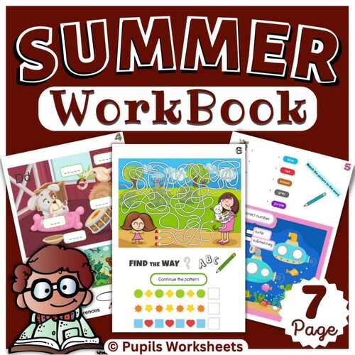 Summer Kindergarten Workbook I Fun Summer Theme Activities | TPT