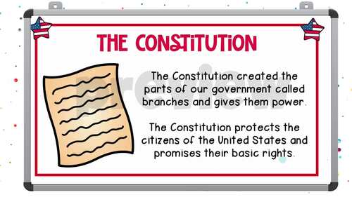 1st Grade American Symbols Being a Citizen Government Leaders ...