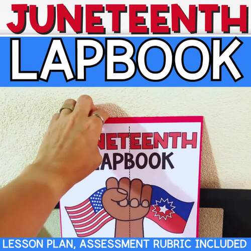 Interactive Juneteenth Craft Lapbook-ESL Project for 2 to 5 | TPT