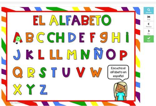Spanish Alphabet Listening by Sra Instructora | TPT