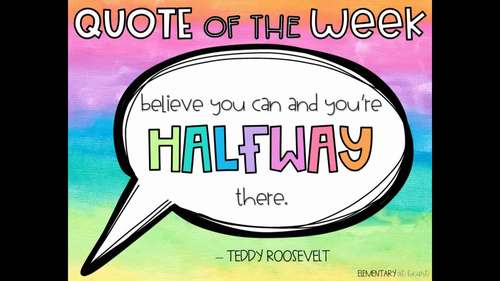 Digital Quote of the Week by Elementary at HEART | TPT