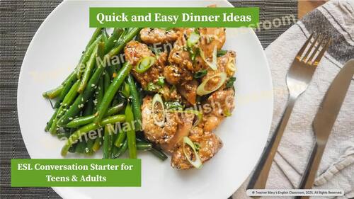 Food & Cooking : ESL Speaking Activity | Teens & Adults | Upp. Beg ...