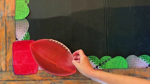 Football Tailgate Bulletin Board Kit and Decorations Super Bowl Decor