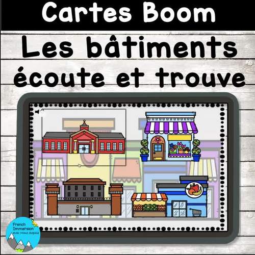 Écoute et trouve bâtiments de la communauté French listening building ...