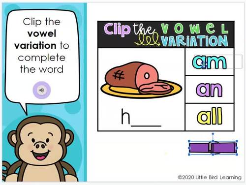 AM AN ALL Digital Clip Cards | Google Slides and Easel Activity | TPT