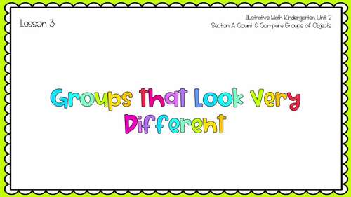 IM Kindergarten Math™ Unit 2 Teaching Slides by Teaching Is The Bees Knees