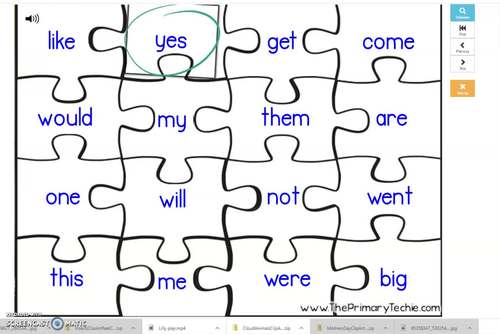 Dolch Sight Word Puzzle Bundle (Animals) Boom Cards by The Primary Techie