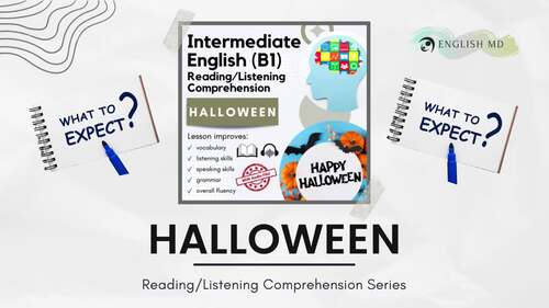 Halloween - Listening/Reading Comprehension (B1) by English MD | TPT
