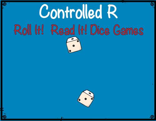 Three Phonics R Controlled Vowels (Bossy R) Dice Games | TPT