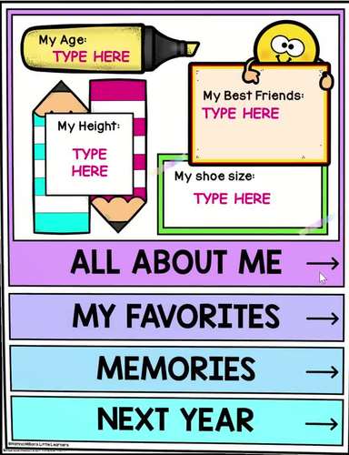 End of The Year Memory Book | Digital by Tiny Thinkers By Hamna Million