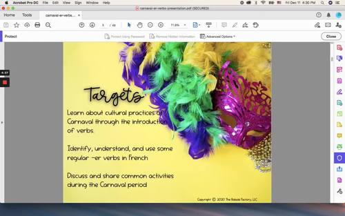 Mardi Gras Traditions by Balade French Resources | TpT