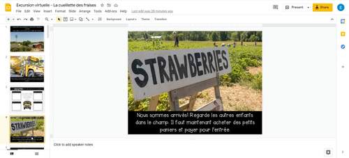 FRENCH DIGITAL VIRTUAL FIELD TRIP - STRAWBERRY PICKING - EXCURSION ...