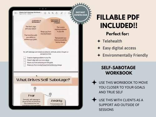 Self-Sabotage, Inner-Critic Workbook for Teens and Adults by ...