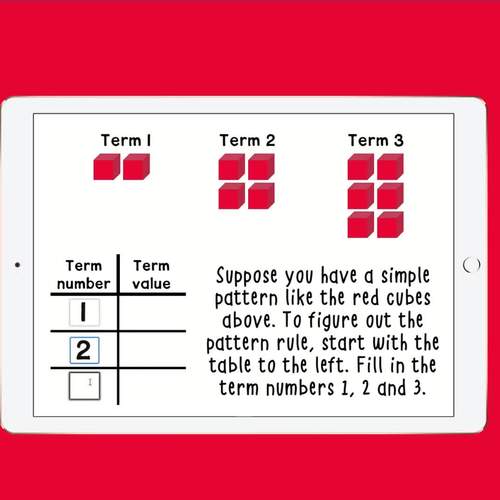 An intro to finding the algebraic rule Boom Cards | Middle School Math