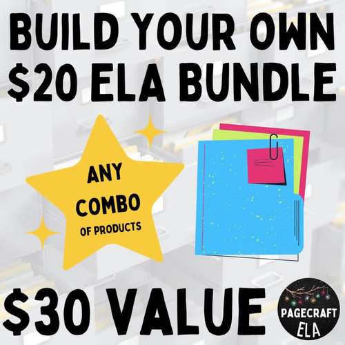 Build Your Own $20 Bundle | Any Pagecraft ELA Products | Total Value of $30