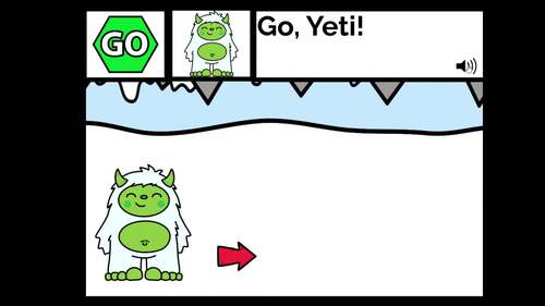 Go, Yeti! Arctic Hide & Seek Interactive Language Activity | TPT