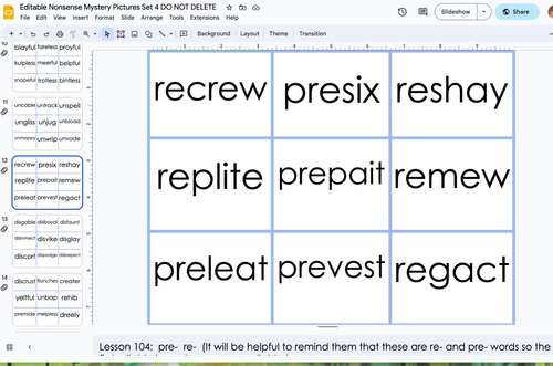 Digital Phonics - Nonsense Word Mystery Picture Set 4 - UFLI ...