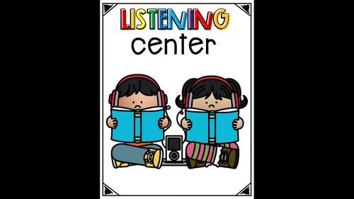 Back to School Center Signs by Kreative in Kinder | TpT