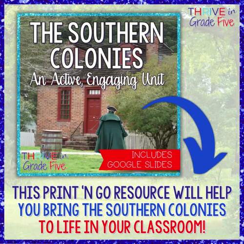 Southern Colonies Unit - Founding, Geography, Economy, James Oglethorpe ...