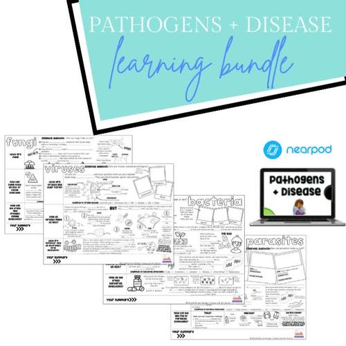 Pathogens and Disease - Cornell Style Doodle Notes with Nearpod + Posters!