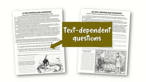 Pro-Imperialism vs. Anti-Imperialism using primary source documents