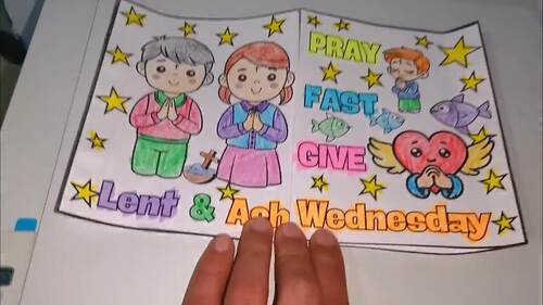 Ash Wednesday Writing Craft - Lent Symbols Activity - Ash Wednesday ...