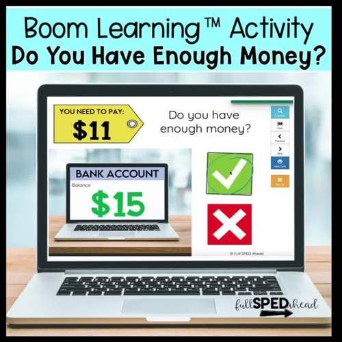 Do You Have Enough? Boom™ Cards Activity by Full SPED Ahead -- Heather ...