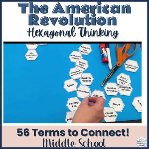 American Revolution Activities for Middle School | Hexagonal Thinking | Fun