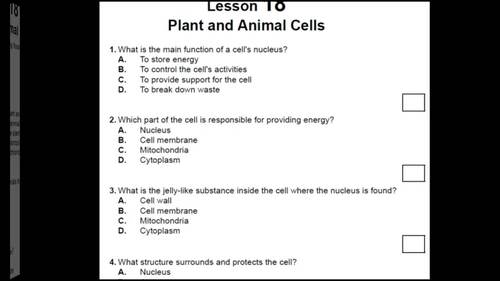 80 Life Science Supplementary Questions Characteristics of Organisms