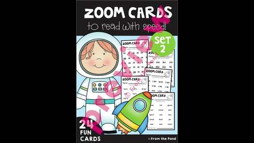 Reading Fluency Cards Set 2 by From the Pond | TPT
