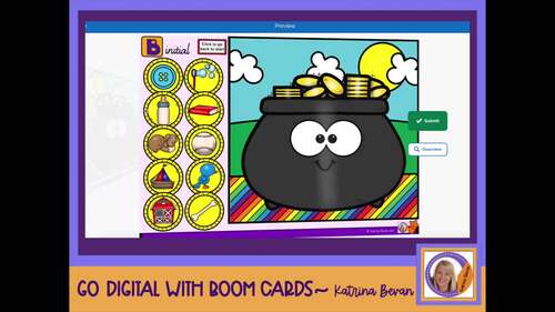 Boom™ Cards: Articulation St. Patrick's Day Gold by Katrina Bevan