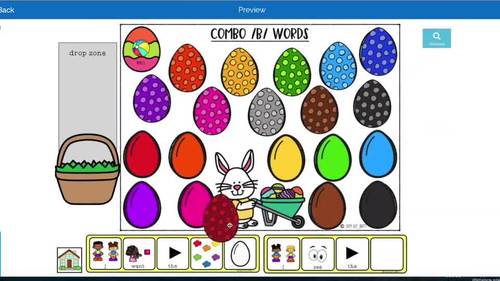 {SALE} SPRING EASTER BUNNY & EGG BUNDLE, DIGIAL BOOM CARDS by SLP Britt