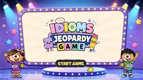 Idioms Jeopardy Game | Figurative Language PowerPoint | No Prep ...
