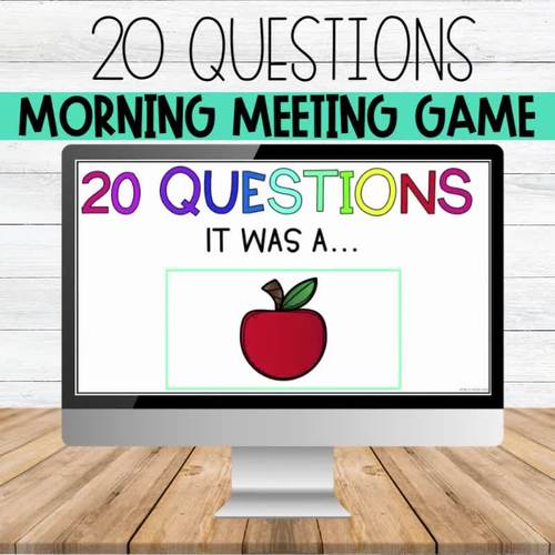 Morning Meeting Games and Activities | 20 Questions 2 | Fun Friday