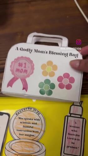 A Godly Mom’s Blessing Bag | Christian Mother’s Day Craft | Bible ...