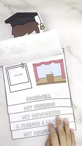 End of the Year Flip Book Memory Keepsake Gift Kindergarten Preschool ...