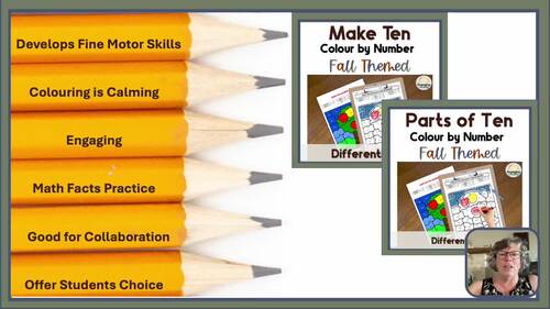 Apple Theme Addition and Subtraction to 10 Color-by-Number for Fall ...