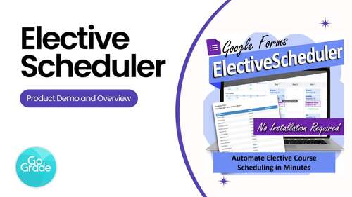 Elective Scheduler - Automatic School Electives Scheduling for Google Forms