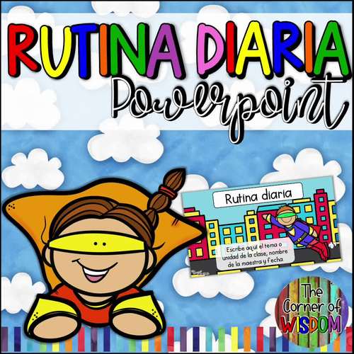 Rutina Diaria Superhéroes - Superhero Daily Routine in Spanish | TPT